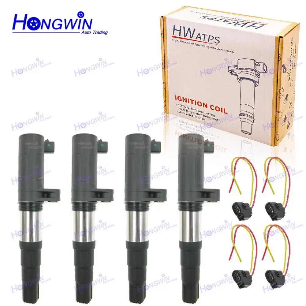 4PCS 8200765882 Ignition Coil Wire For Renault Kangoo Scenic Clio ...