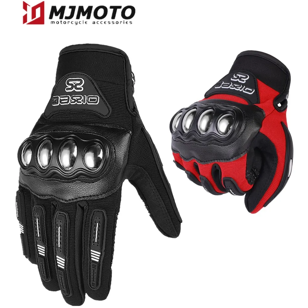 Motorcycle-Gloves-Breathable-Racing-Gloves-Steel-Protective ...