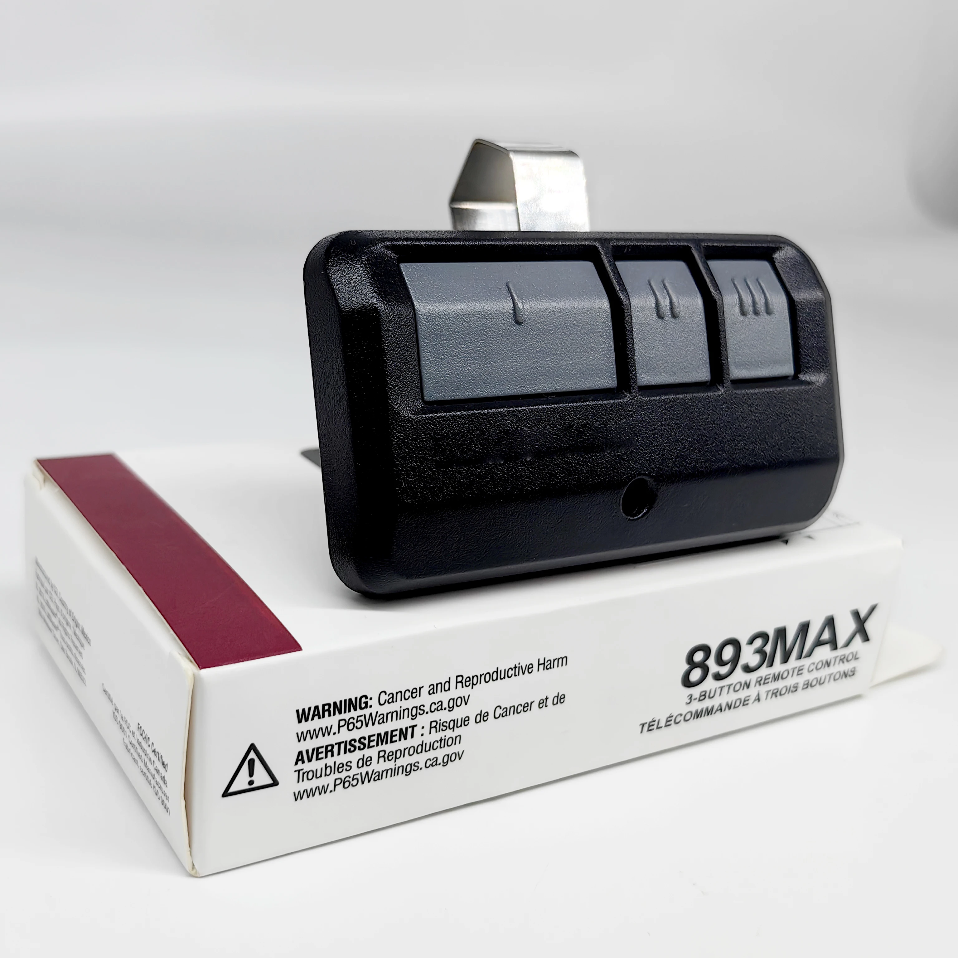 893MAX 895MAX 890MAX 893-LMK Remote Control Garage Door Opener ...