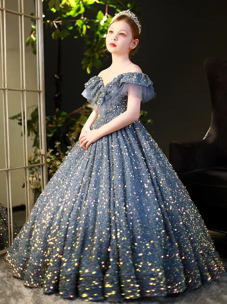 Fancy Blue Wedding Dresses