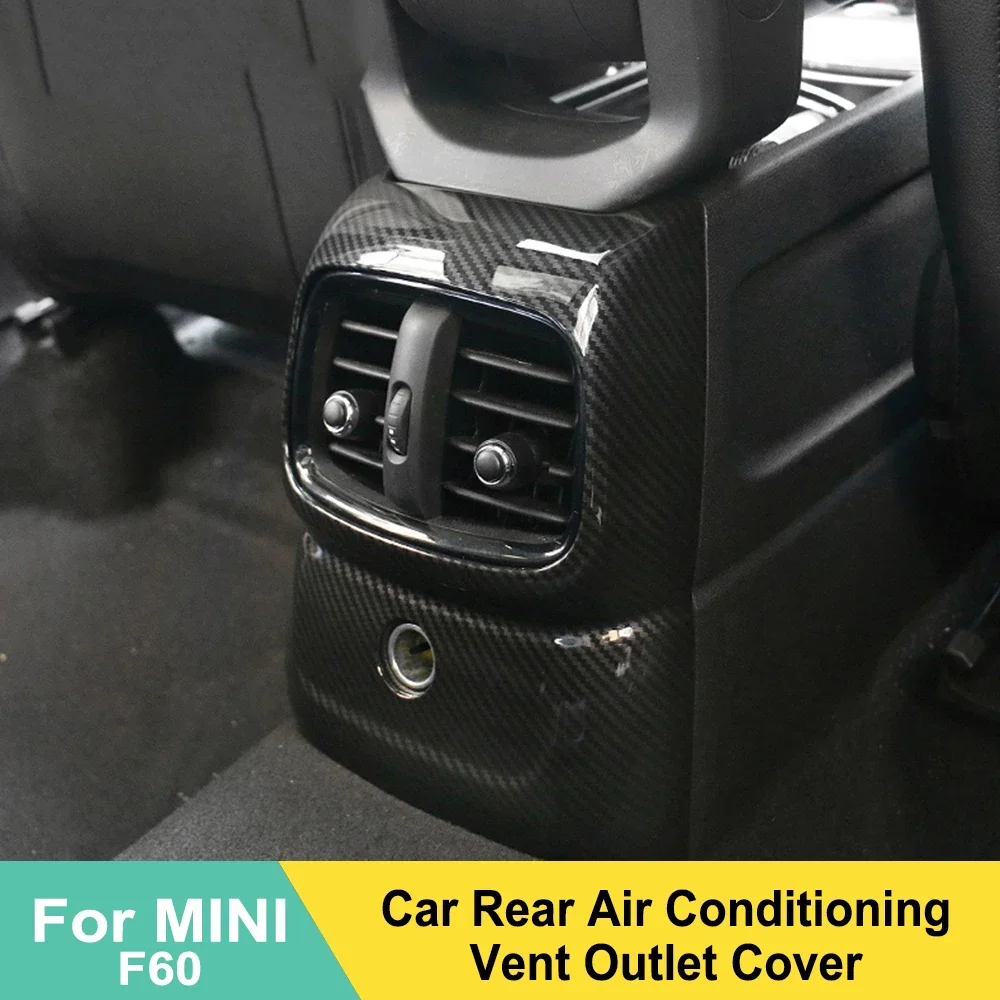 Carbon-Fiber-Car-Rear-Air-Conditioning-Vent-Outlet-Cover-Trims-Sticker ...