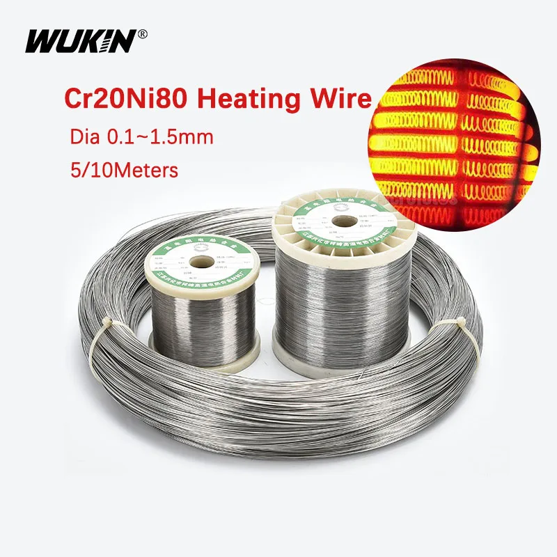 5/10Meters Diameter0.1-0.8mm Cr20Ni80 Heating Wire Nichrome Wire ...