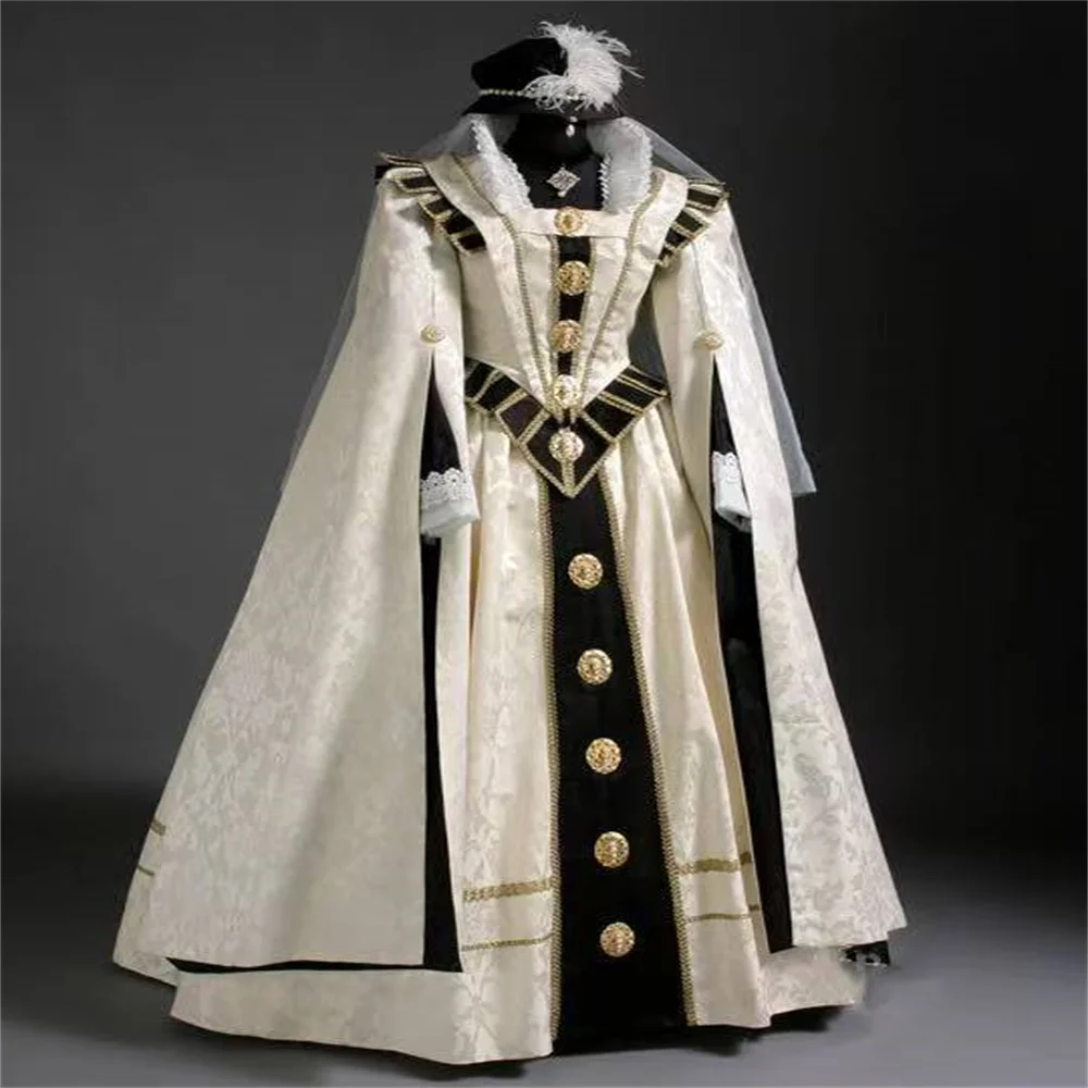 Robe de visite Tudor Elizabeth Queen du 15ème siècle, robe de bal de ...