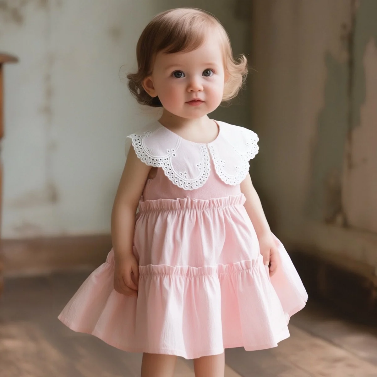 Baby Girl Clothing Summer New Sleeveless Solid Color Baby Dresses Sweet ...