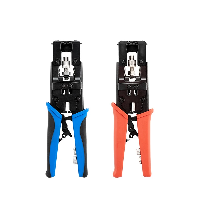 5SQ-5082R - Pince à sertir multifonction à Compression coaxiale BNC-RCA-F, pour Extrusion de ...