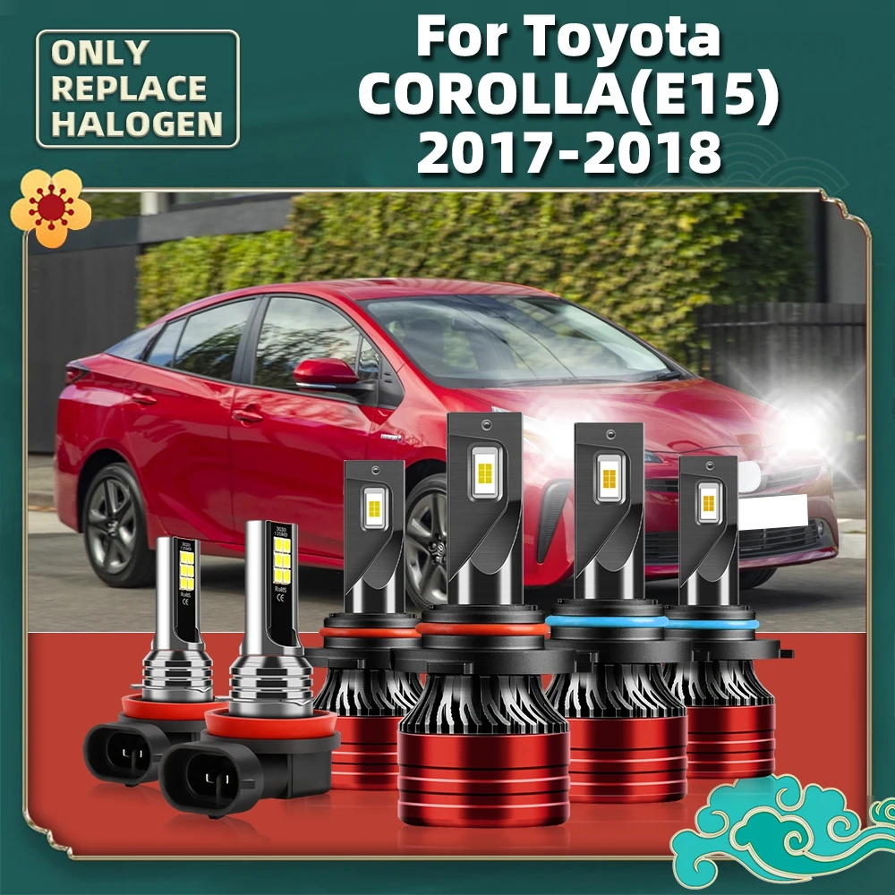 Led-Headlight-16000LM-Turbo-Bulb-CSP-Car-Lamp-12V-Luces-For-Toyota ...