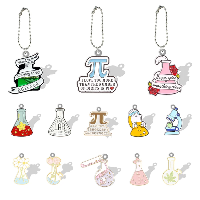 2022-NEW-Chemical-Tools-Pendant-Keychains-Acrylic-Geometric-Chemistry ...