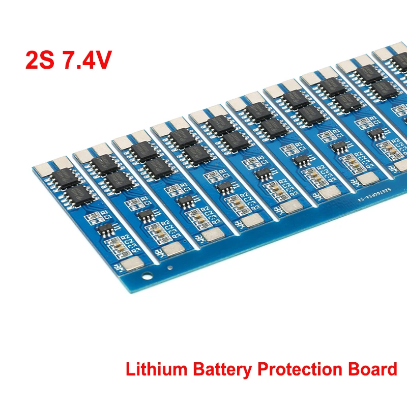 10Pcs 2S 5A 7.4V Lithium Battery Protection Board 18650 Lithium Battery ...