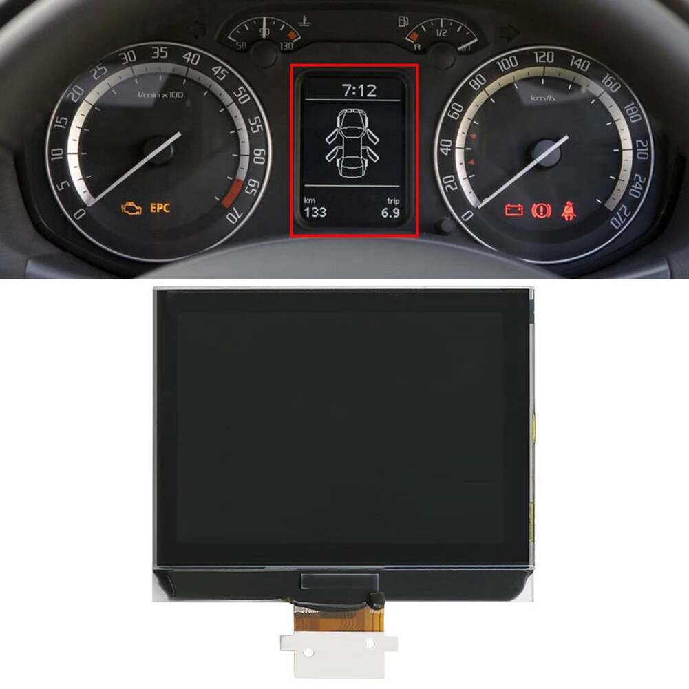 LCD-Display-For-Skoda-For-Octavia-Mk2-1Z-2004-2013-Instrument-Cluster ...