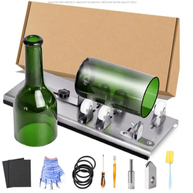 Glass-Bottle-Cutter-DIY-Set-Professional-Glass-Cutting-Machine-Steel ...