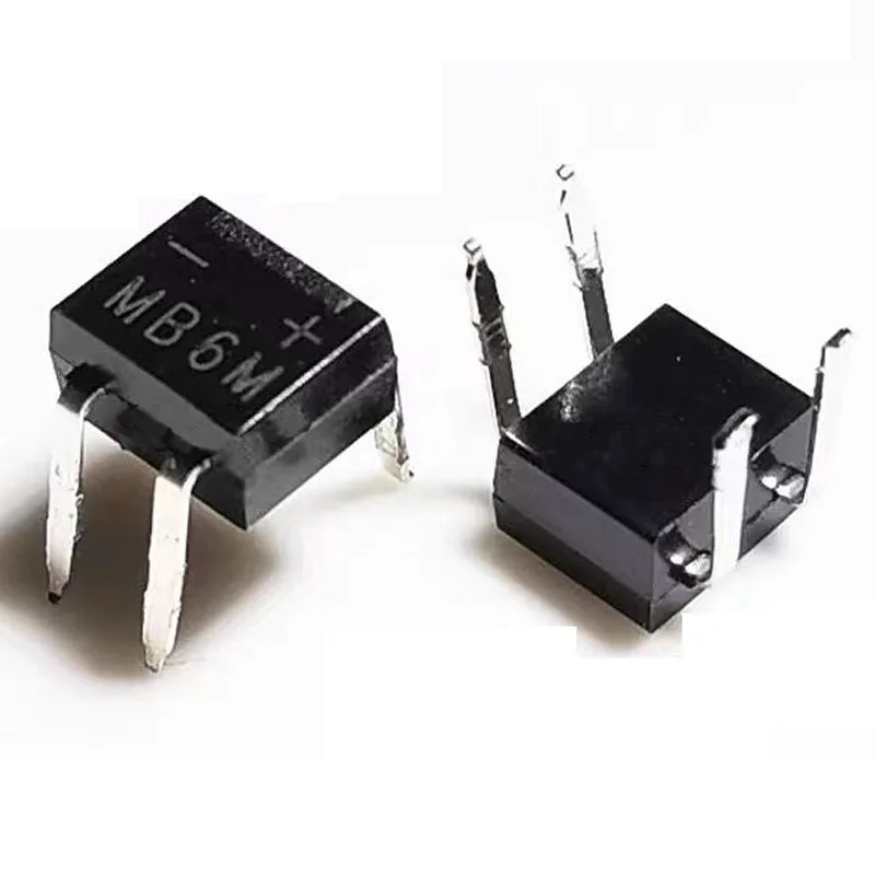 50PCS-MB10M-0-5A1000V-Inline-DIP4-Bridge-Rectifier-Rectifier-Bridge ...
