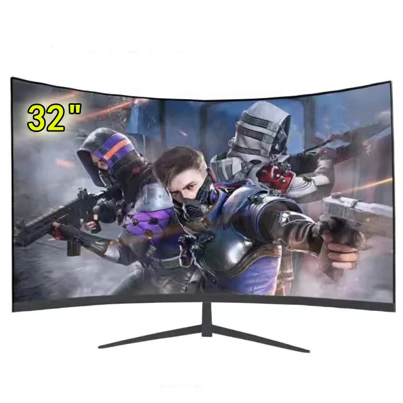 Monitor curvo LCD IPS de 32 pulgadas para Gamer, pantalla HD de ...