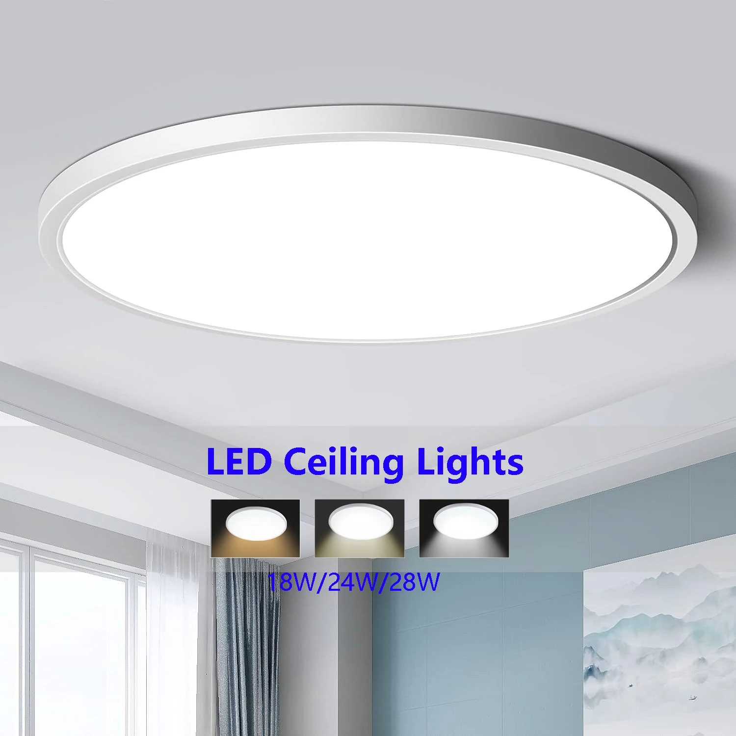 Luz-LED-de-techo-neutra-para-sala-de-estar-Panel-de-luces-Led-blancas ...