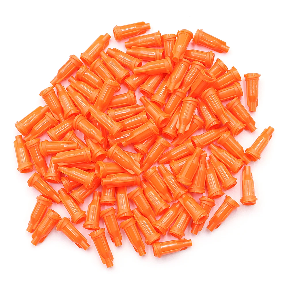 100-300-500pcs-Syringe-Tip-Caps-Dispensing-Needle-Tip-Cap-multi-color ...