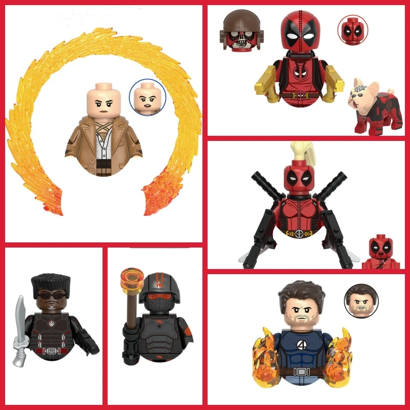 Deadpool-Movie-Series-Building-Blocks-para-crian-as-Hero-Anime-Bricks ...
