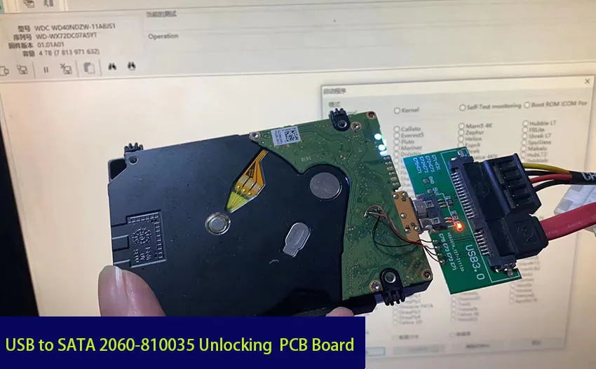 SATA Unlock Lockless Dard Disk Drive Logic PCB Board 2060-810035 800067 ...