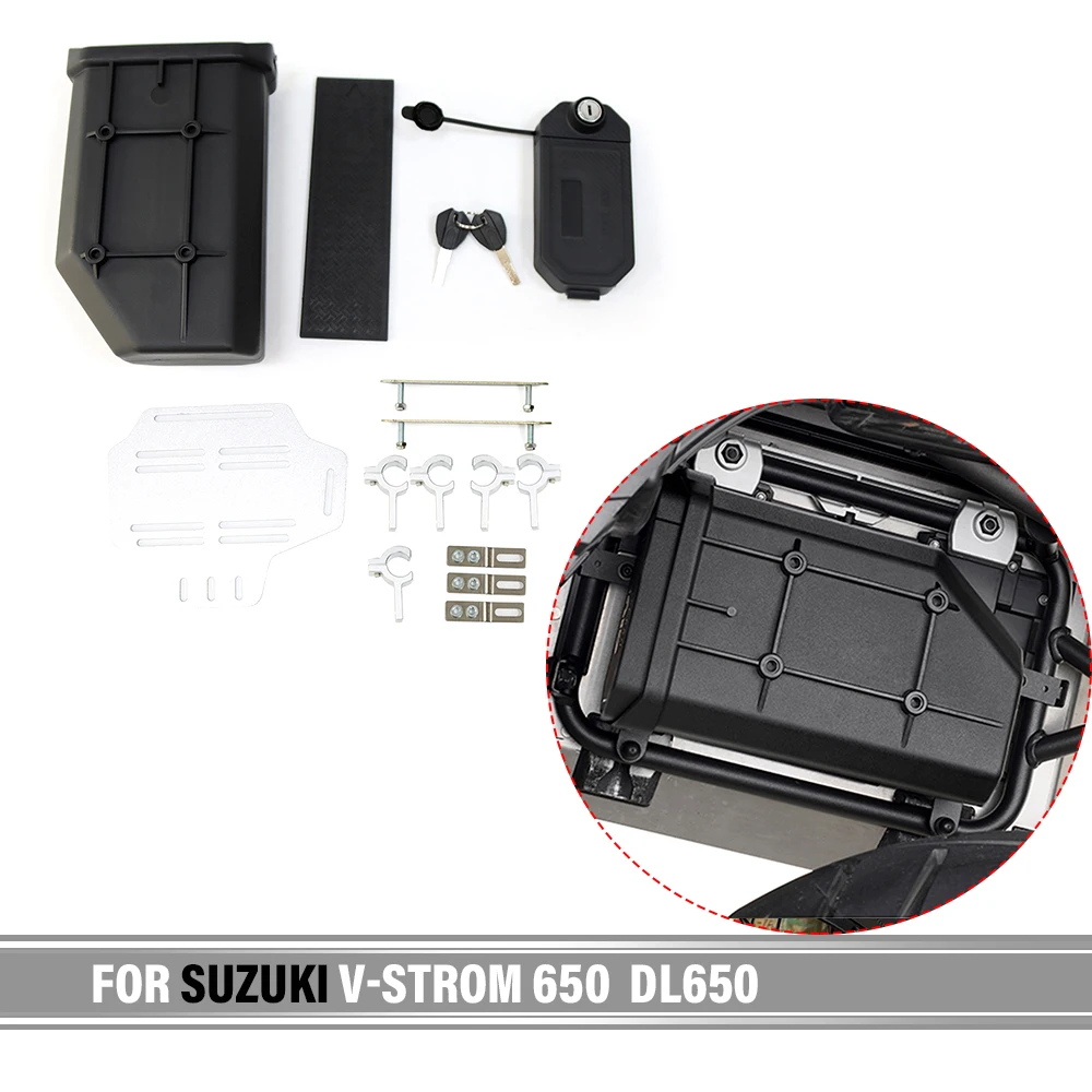 For Suzuki V-Strom 650 DL650 Motorcycle Toolbox Tool Box Waterproof ...