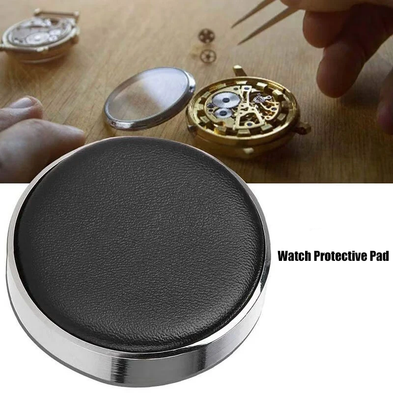 Watch Jewelry Movement Casing Cushion Leather Protective Pad Holder for ...