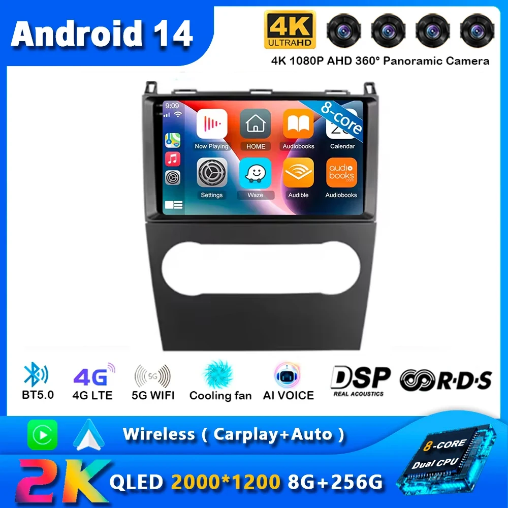 Android-14-for-Mercedes-Benz-B200-A-B-Class-W169-A160-A180-A200-A220 ...