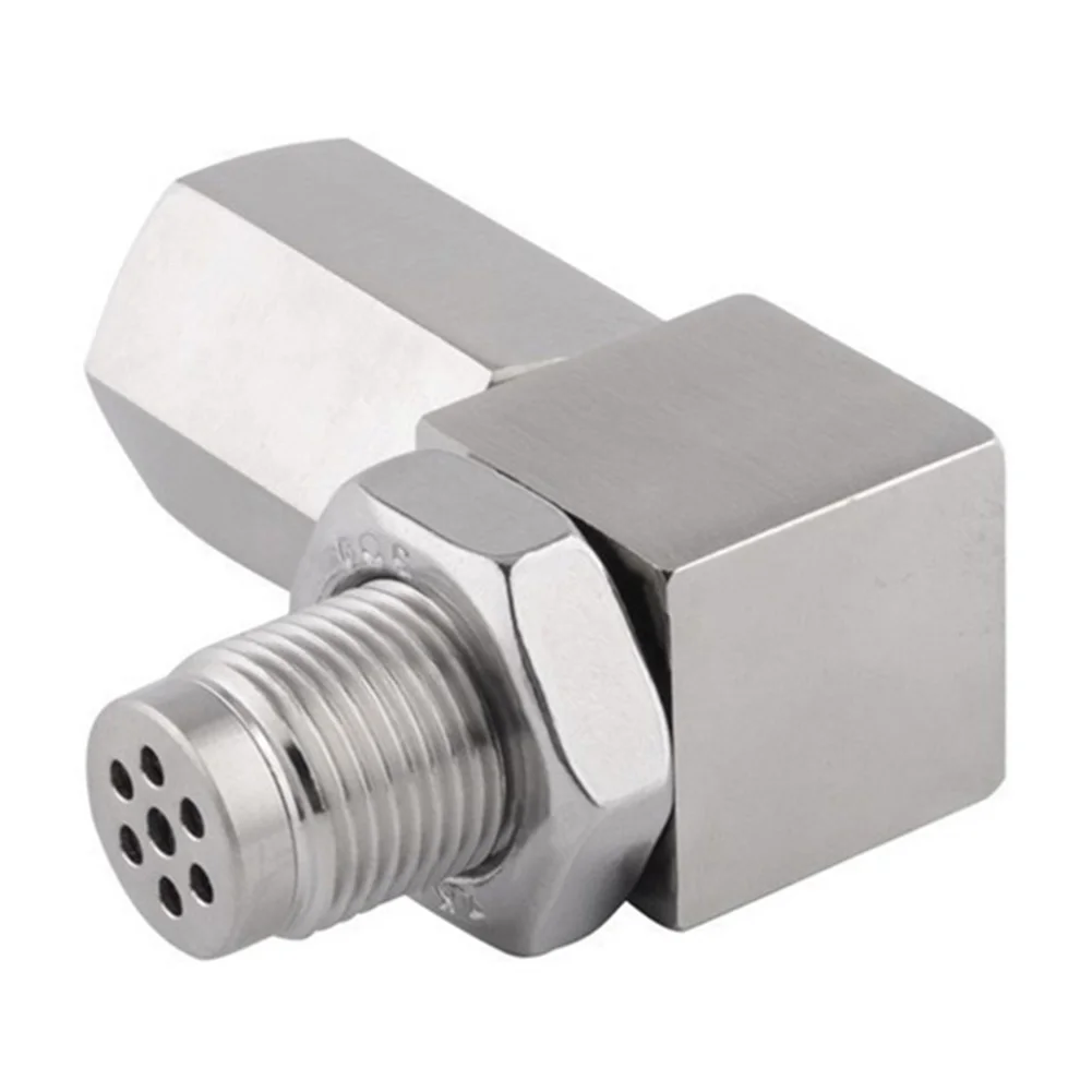 Universal Oxygen O2 Sensor M18X1.5 Extender Spacer Adapter 45/90 Degree ...