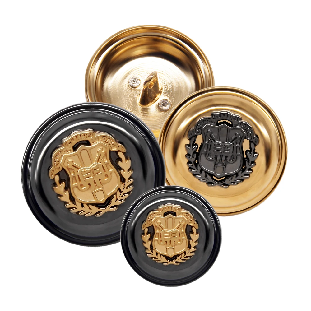 10pcs-17-22-25mm-Fashion-Classic-Gold-Metal-Uniform-Sewing-Decorative ...