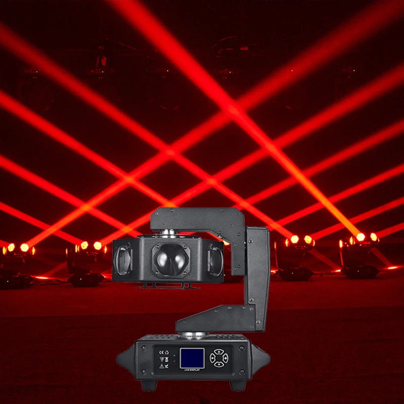 RGBW-LED-Beam-Moving-Head-Light-bom-efeito-DJ-Lights-Ilumina-o-de-palco ...