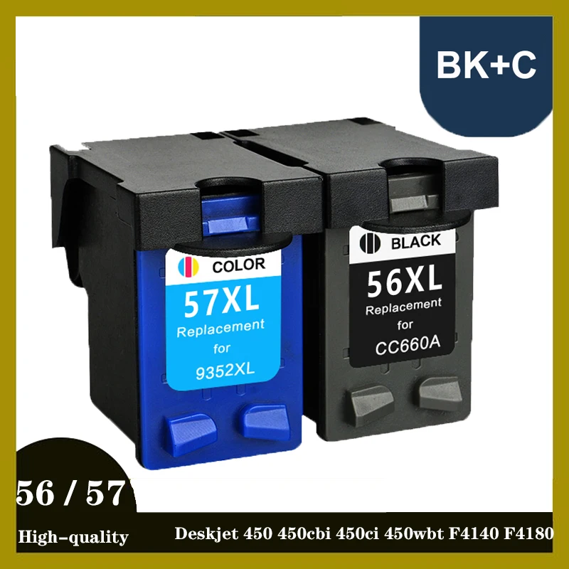 Replacement-HP56-HP57-Ink-Cartridge-for-HP-56-XL-PSC-4200-1110-1205 ...