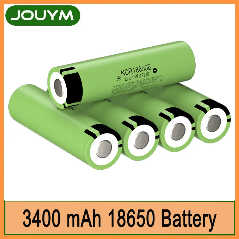 100-Original-18650-Battery-3400mAh-3-7-V-High-Current-NCR18650-Li-Ion ...