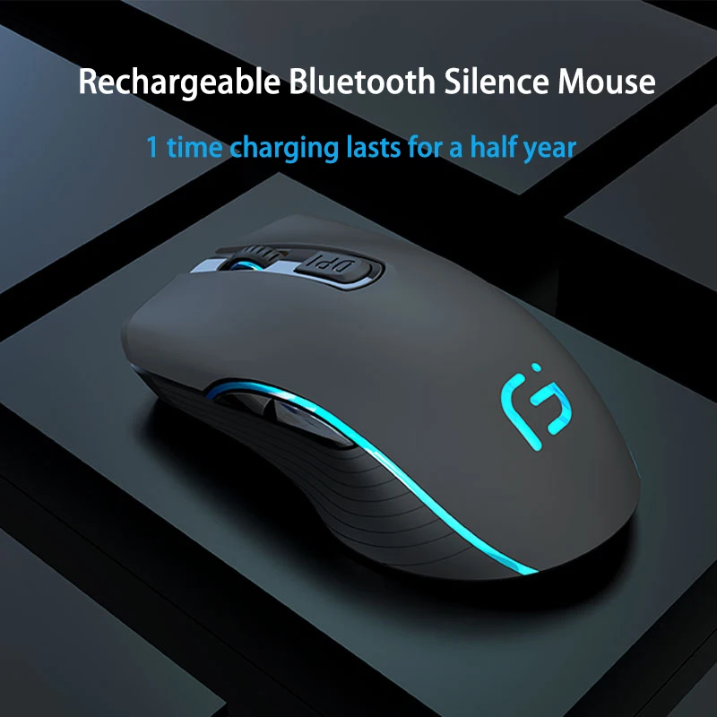 Wireless-Mouse-for-Laptop-Bluetooth-Silence-Full-Size-RGB-Rechargeable ...