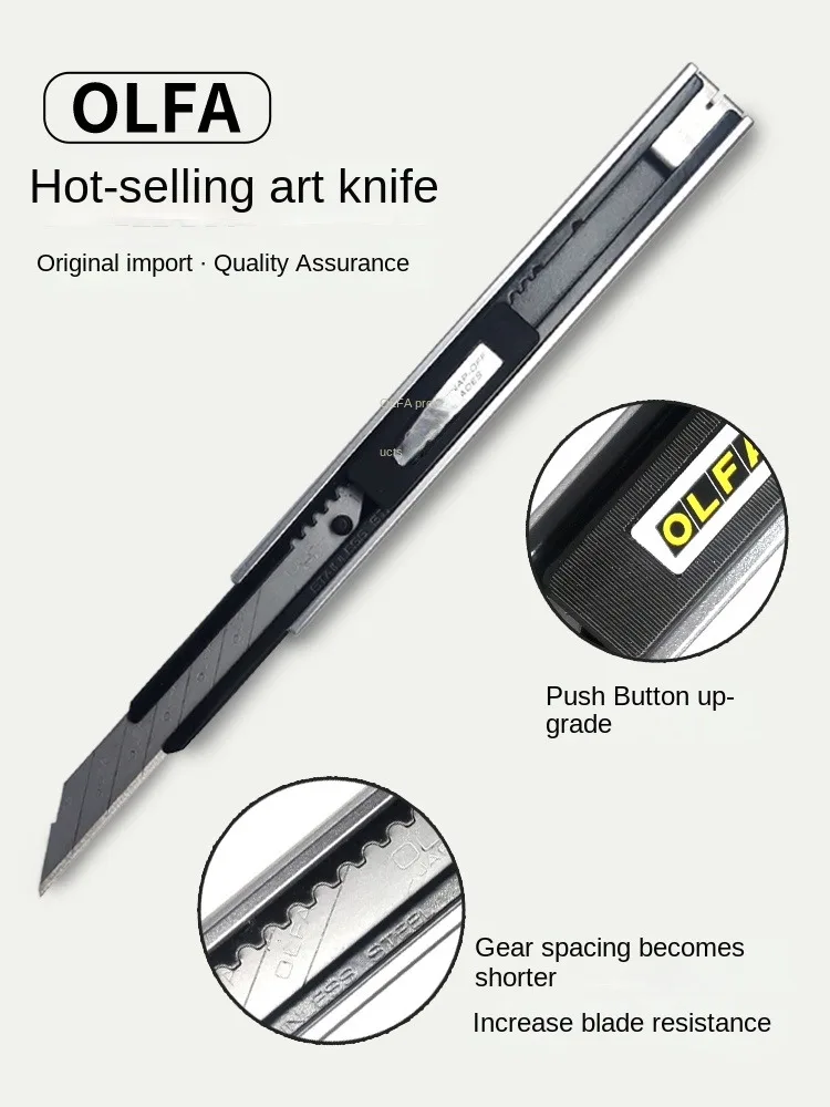 Olfa Ltd-05 Japán Vágó 9 Mm Korlátozott Sk Rugóvágó Kézműves Kés Automatikus Csatja – FIXO.hu