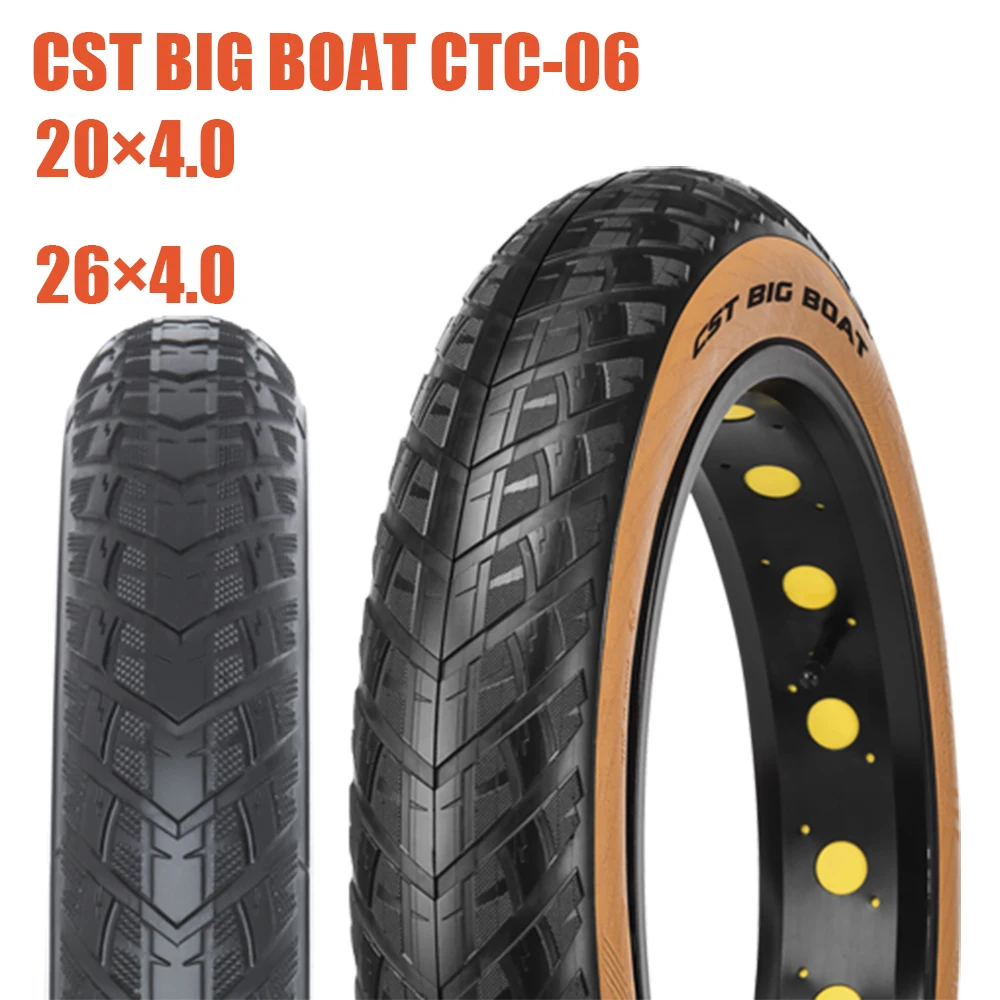 CST Fat Tire 20x4.0 26x4.0 CST BIG BOAT CTC-06 CST New Brown Family Top Dark Skin Collection ...