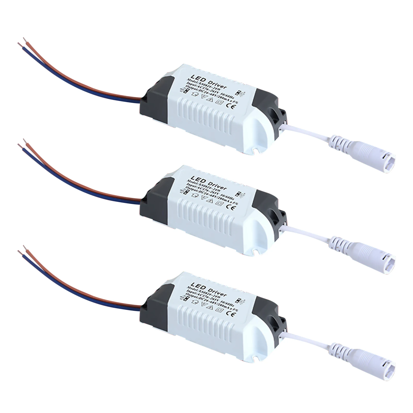 3Pc-LED-Constant-Current-Driver-AC-90-265V-18-24W-Power-Supply-Output ...