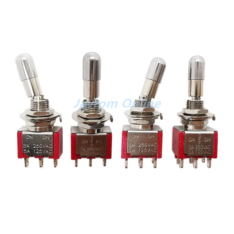 1pc-SH-T80-T-Mini-Toggle-Switch-Round-Top-Anti-mishandling-Locking ...