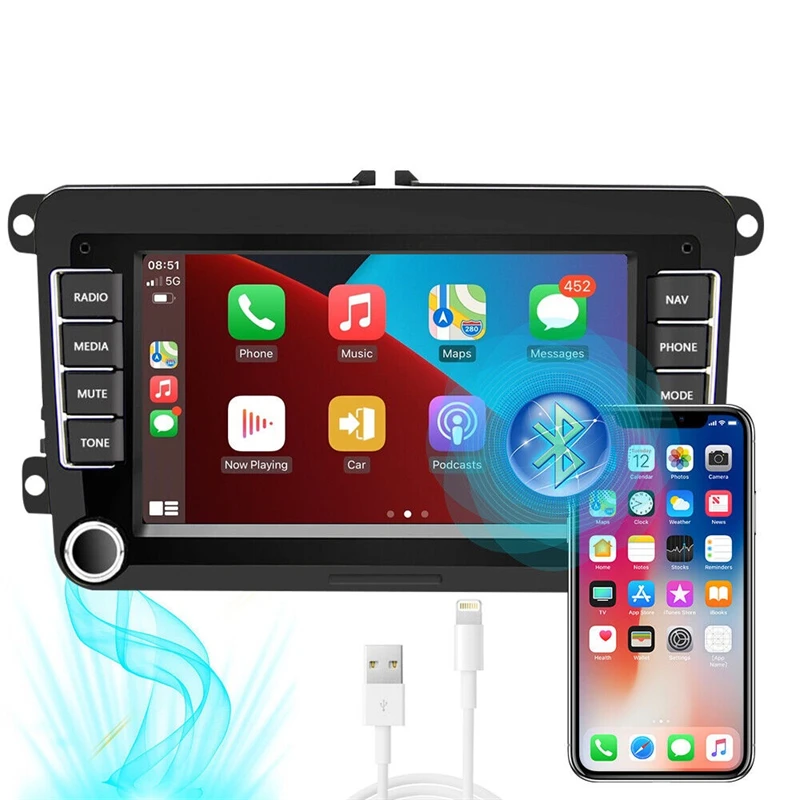 Android-10-For-VW-Golf-MK5-MK6-Jetta-RCD330-7-Car-GPS-WiFi-CarPlay ...