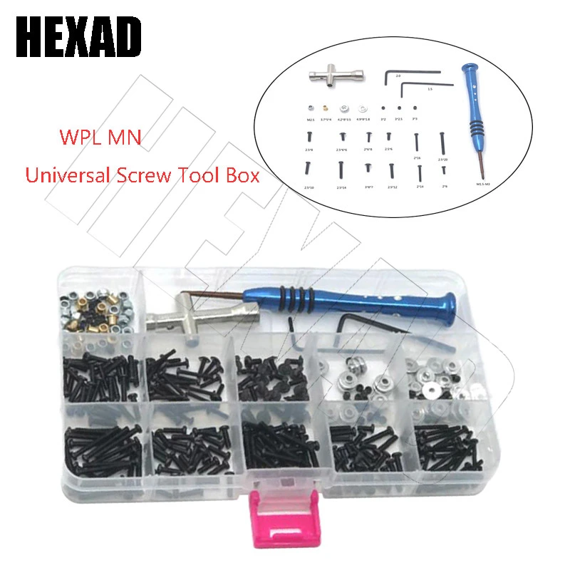 Wpl Rc Car Upgrade Modified Tool Screw Accessories For Wpl Mn Tire ...