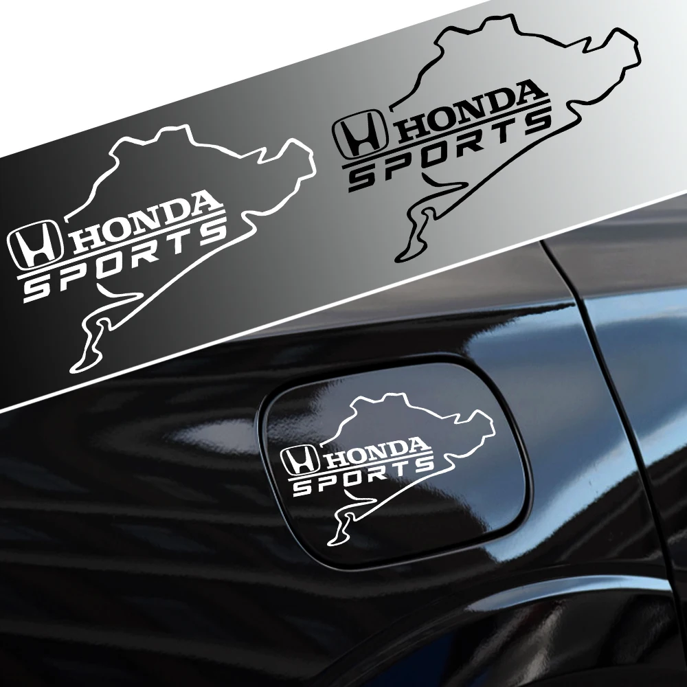 Car Fuel Tank Cap Sticker Logo Decals Personlized Decoration For Honda ...