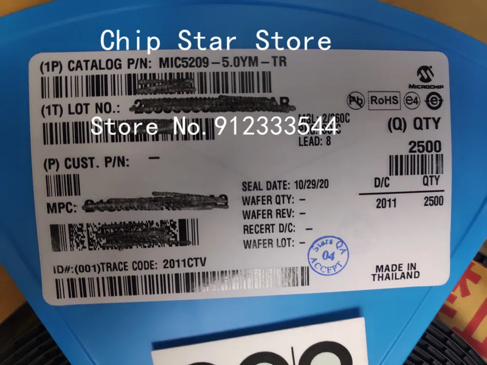 5-100pcs-MIC5209-5-0YM-TR-MIC5209-5-0YM-MIC5209-LDO-Voltage-Regulators ...