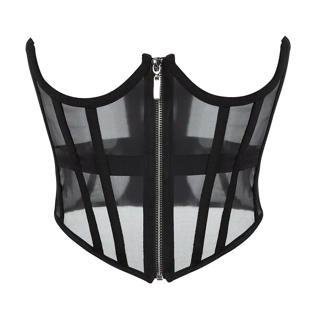 Plus Size Corsets Bustiers Underbust for Women Top Sexy Waist Cincher ...