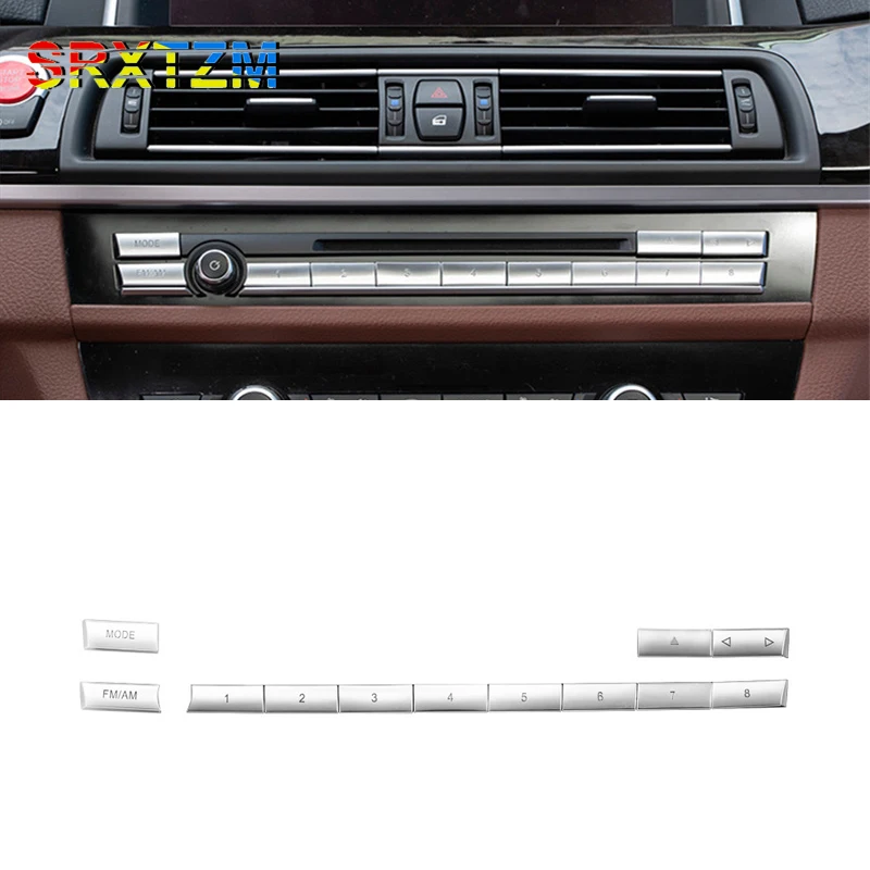 Car Air Conditioning CD Number Buttons Sequins Decoration Cover Trim ...