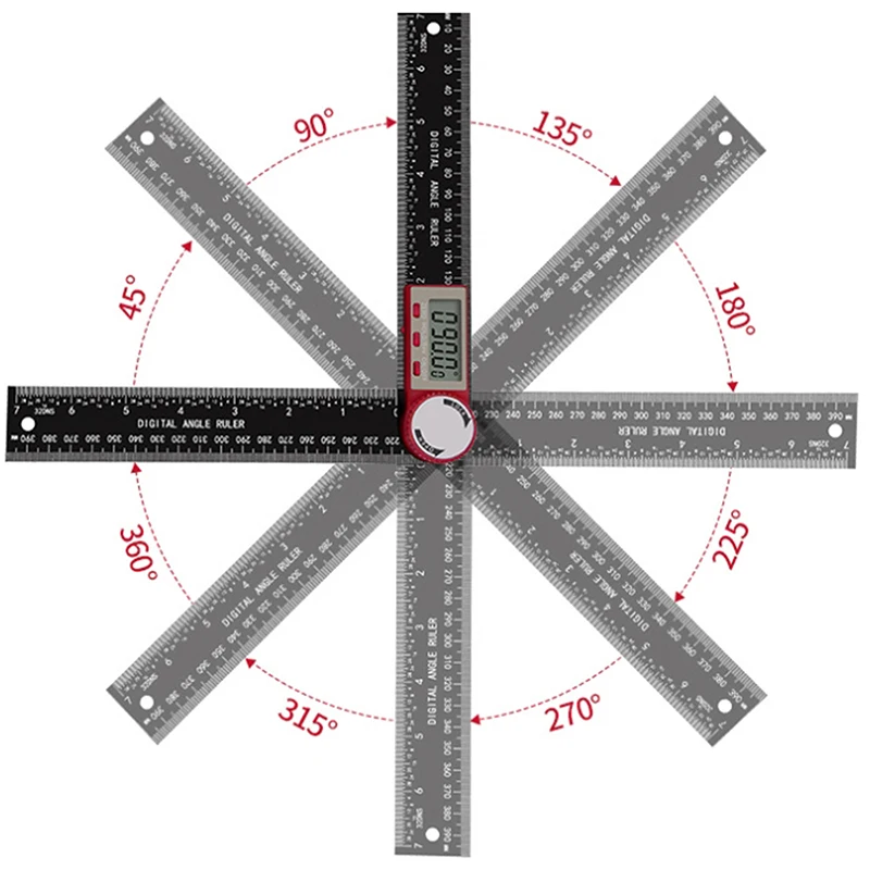 Digital-Protractor-Digital-Angle-Ruler-Metric-Goniometer-360-Degree ...