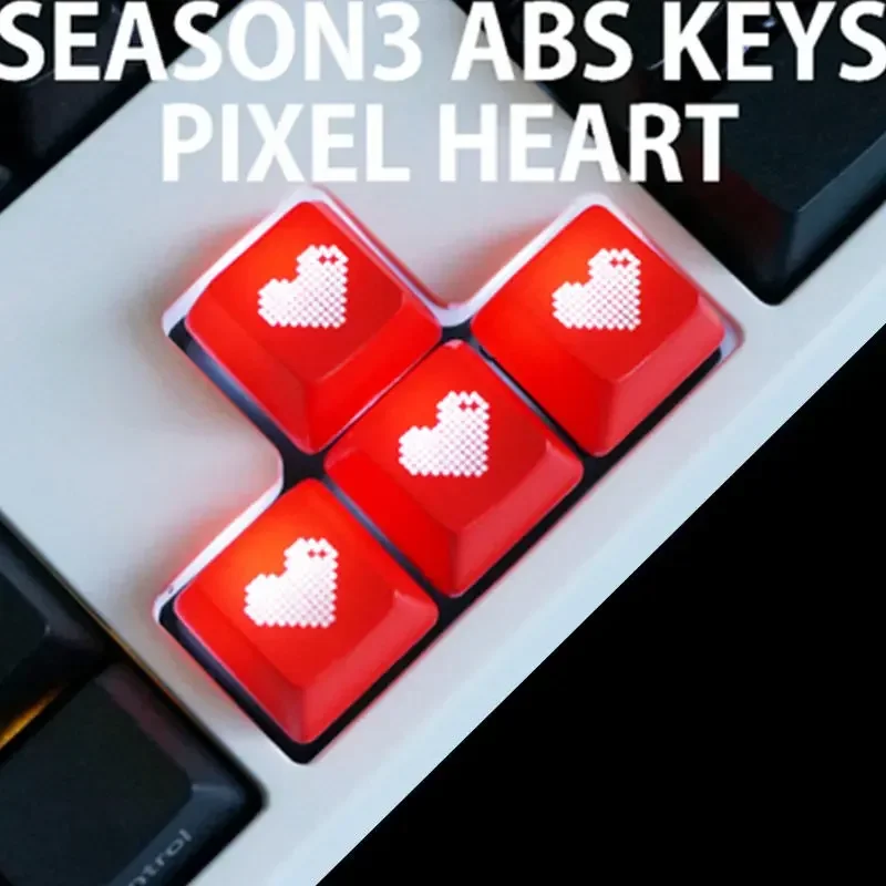 NPKC-Red-Black-Novelty-Keycaps-ABS-Backlit-Key-caps-ESC-WASD-Arrow-OEM ...