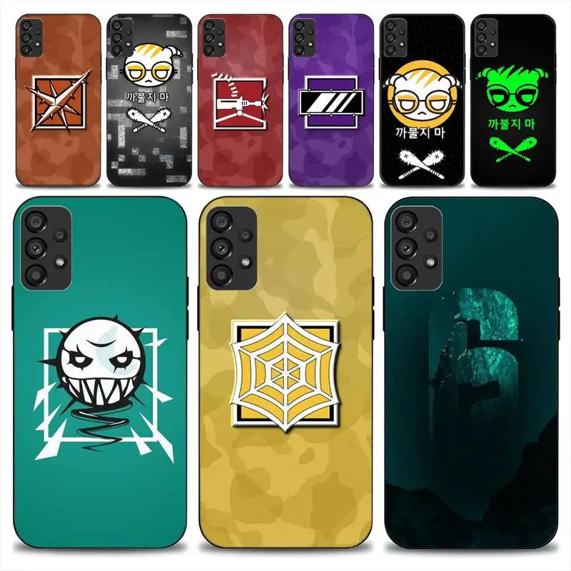 R6 Rainbow Six Siege Phone Case For Samsung Galaxy A51 A71 A13 A73 S23 ...