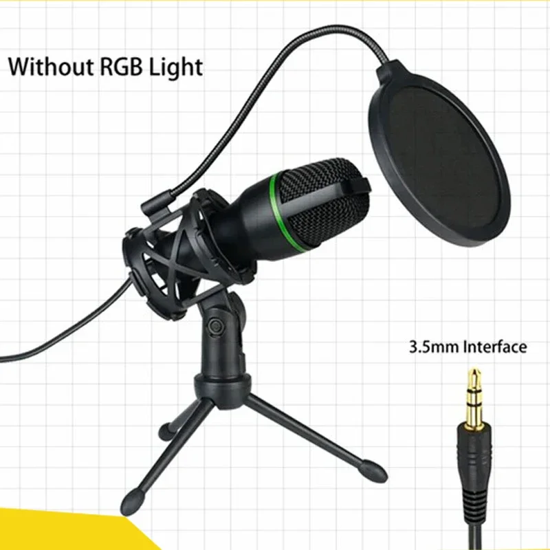 NEW-Household-Desktop-Wired-Condenser-Microphone-High-Quality-Gaming ...