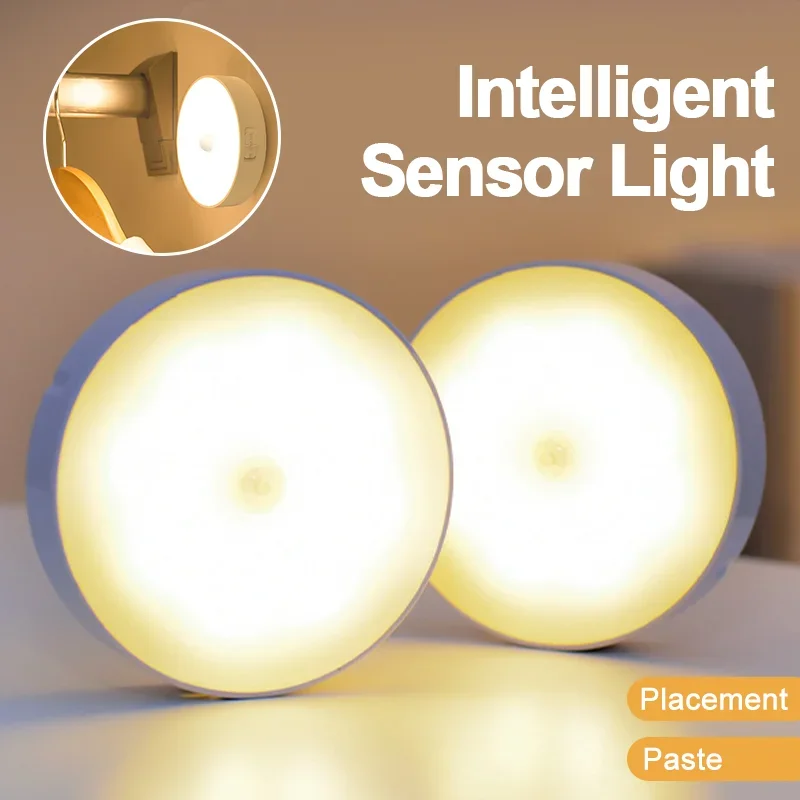 Wireless-Night-Light-PIR-Motion-Sensor-LED-Night-Light-USB-Rechargeable ...