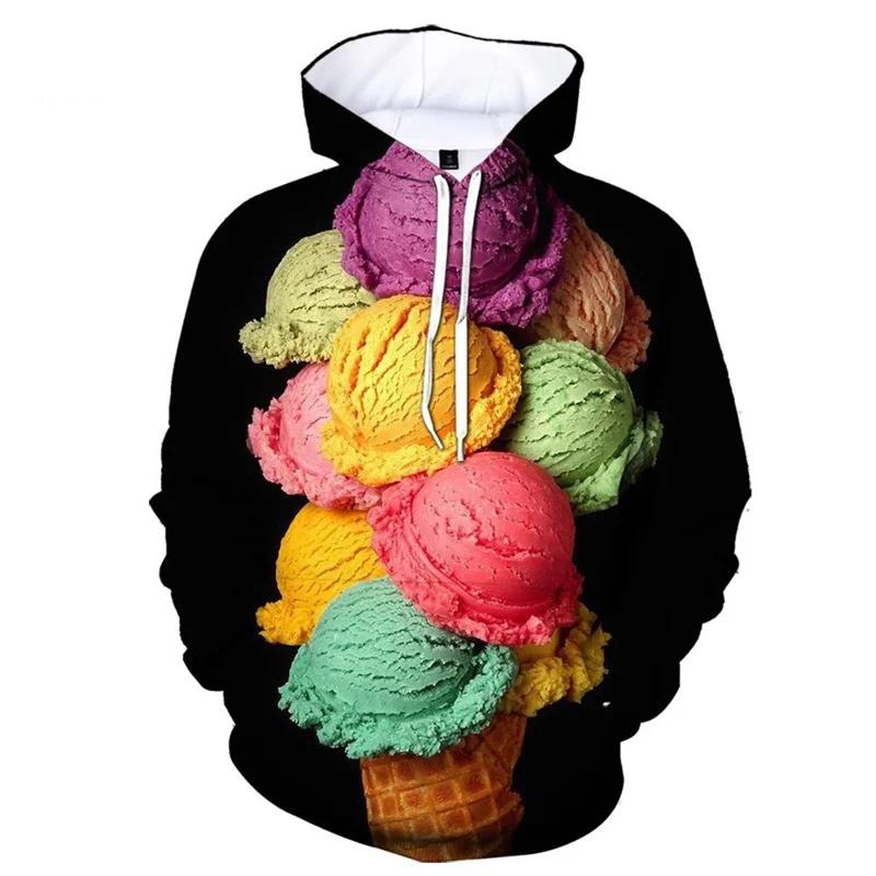 Men-s-Hoodies-Ice-Cream-Autumn-Winter-Women-Sweatshirt-3D-Colorful ...