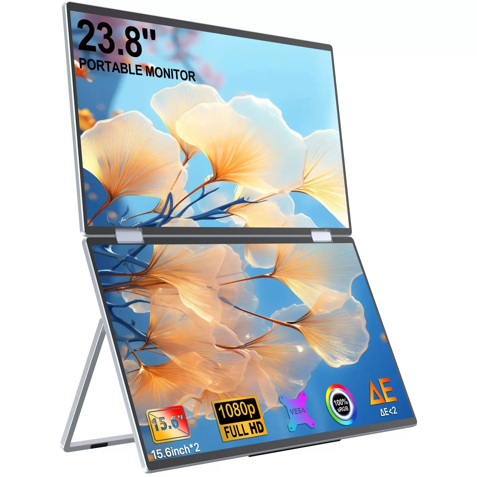 EVICIV-Dual-Stacked-15-6-18-5-Folding-Monitor-Triple-Portable-Display ...