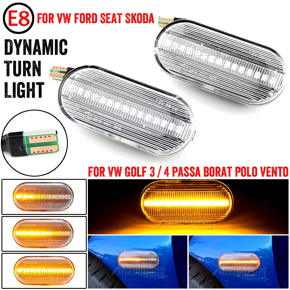 Led-Dynamic-Side-Marker-Turn-Signal-Light-For-VW-Up-Caddy-T5-Amarok ...