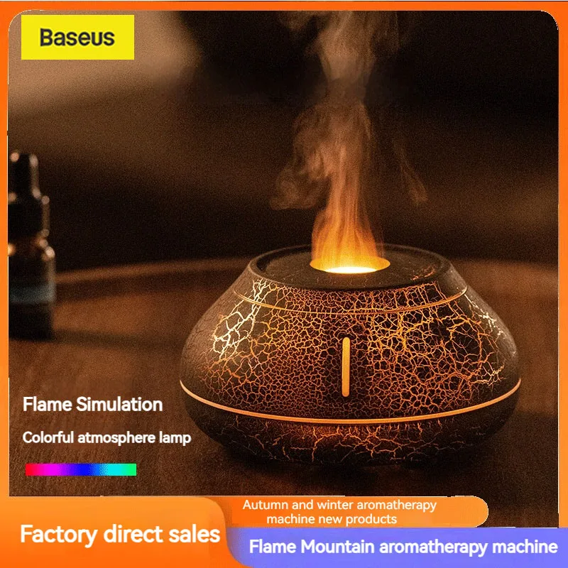 Baseus-New-Flame-Air-Humidifier-Car-Diffuser-RGB-Color-Ambient-Light ...