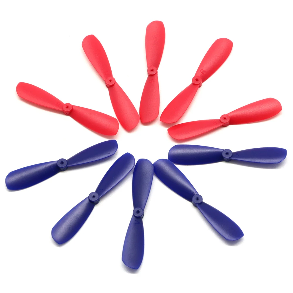 10pcs 46mm 4.6cm 0.8mm 1.0MM CW CCW AB Props Propellers Main Blades fit ...
