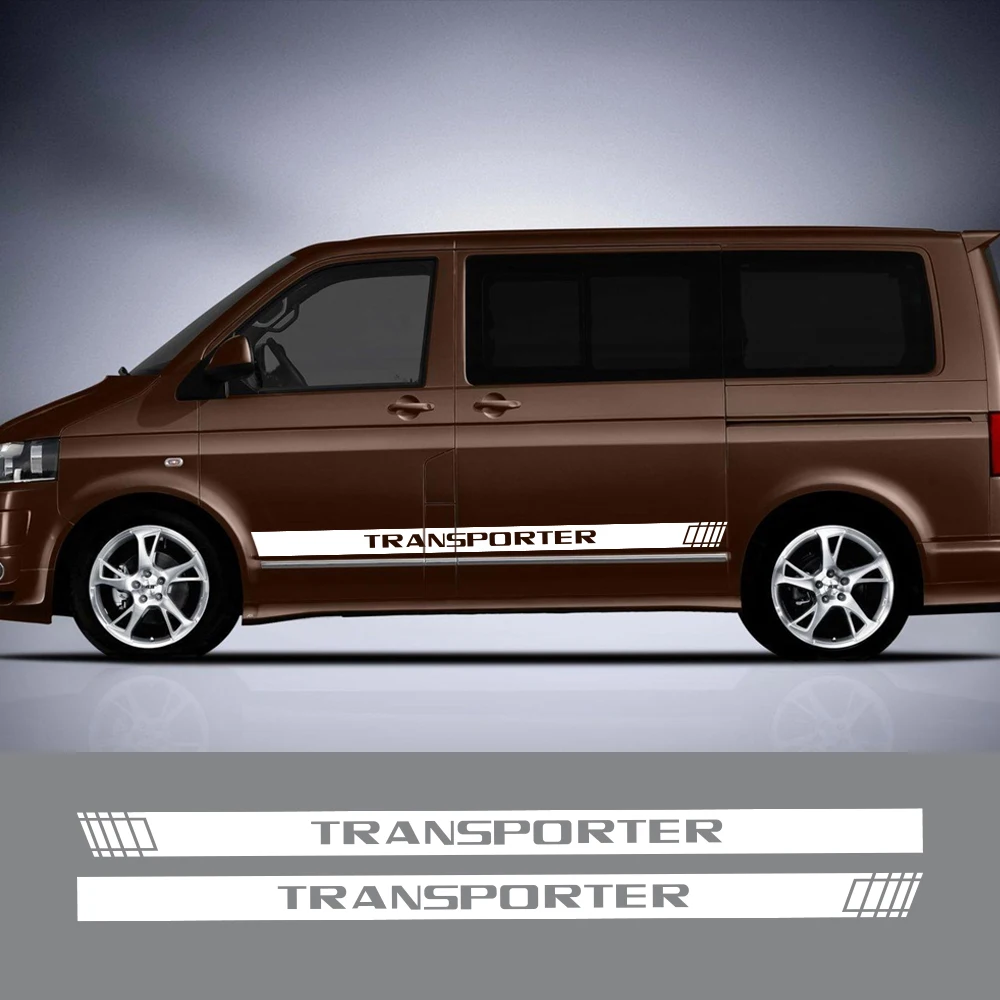 2PCS-Car-Door-Side-Stickers-For-Volkswagen-VW-Transporter-T3-T4-T5-T6 ...